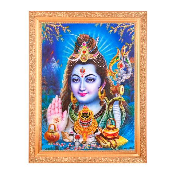 5D Shiva Photo Frame, Wall Decorative, Wedding Gift For Friends ...