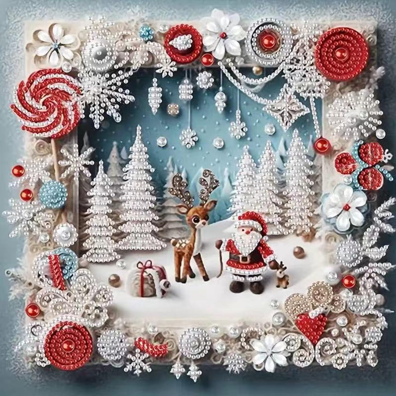 5D Special Shape Diamond Art Kits for Beginners, Picture Frame Scene ...