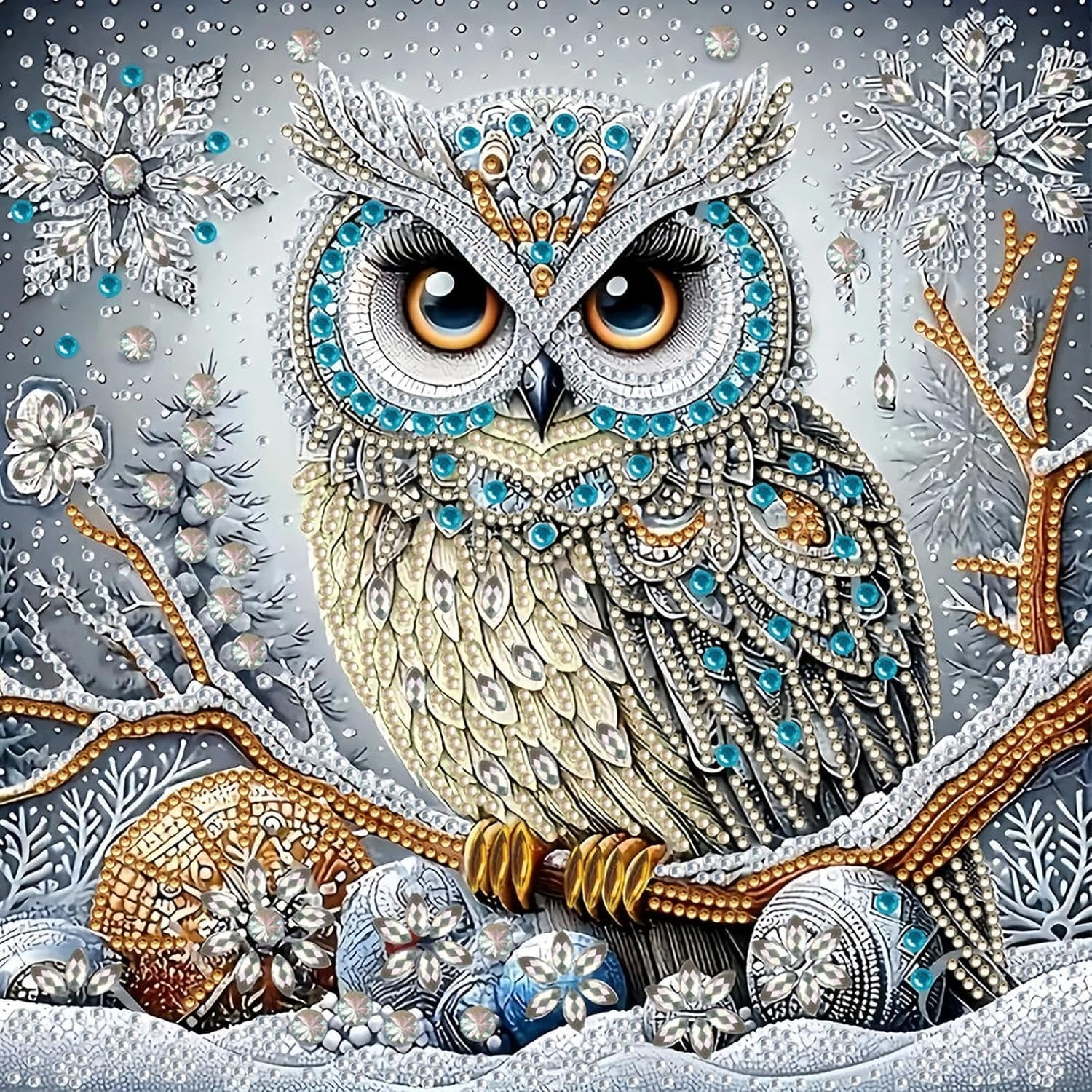 5D Special Shape Owl Diamond Art Painting Kits for Adults, Crystal ...