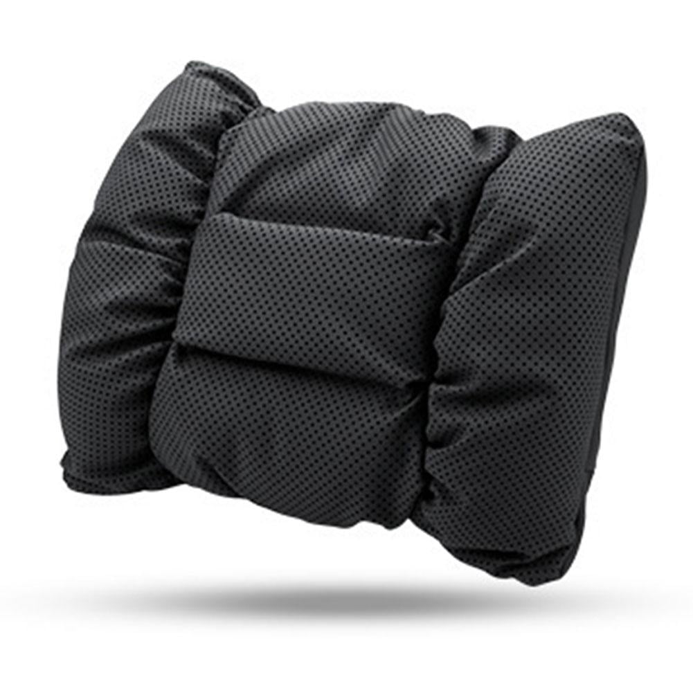 5D Upgrade Car Headrest & Lumbar Support, Nappa Leather Neck Pillow ...