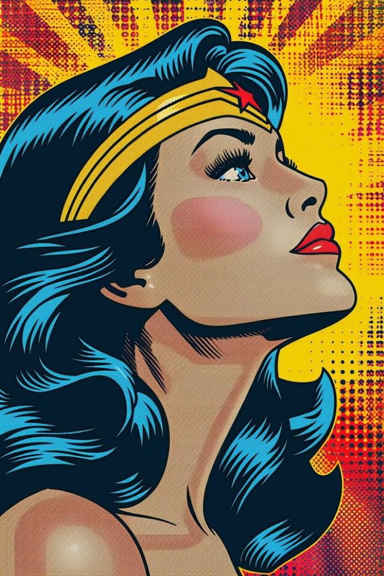 5D Wonder Woman Diamond Art Painting Kits for Adult Full Round Drill ...
