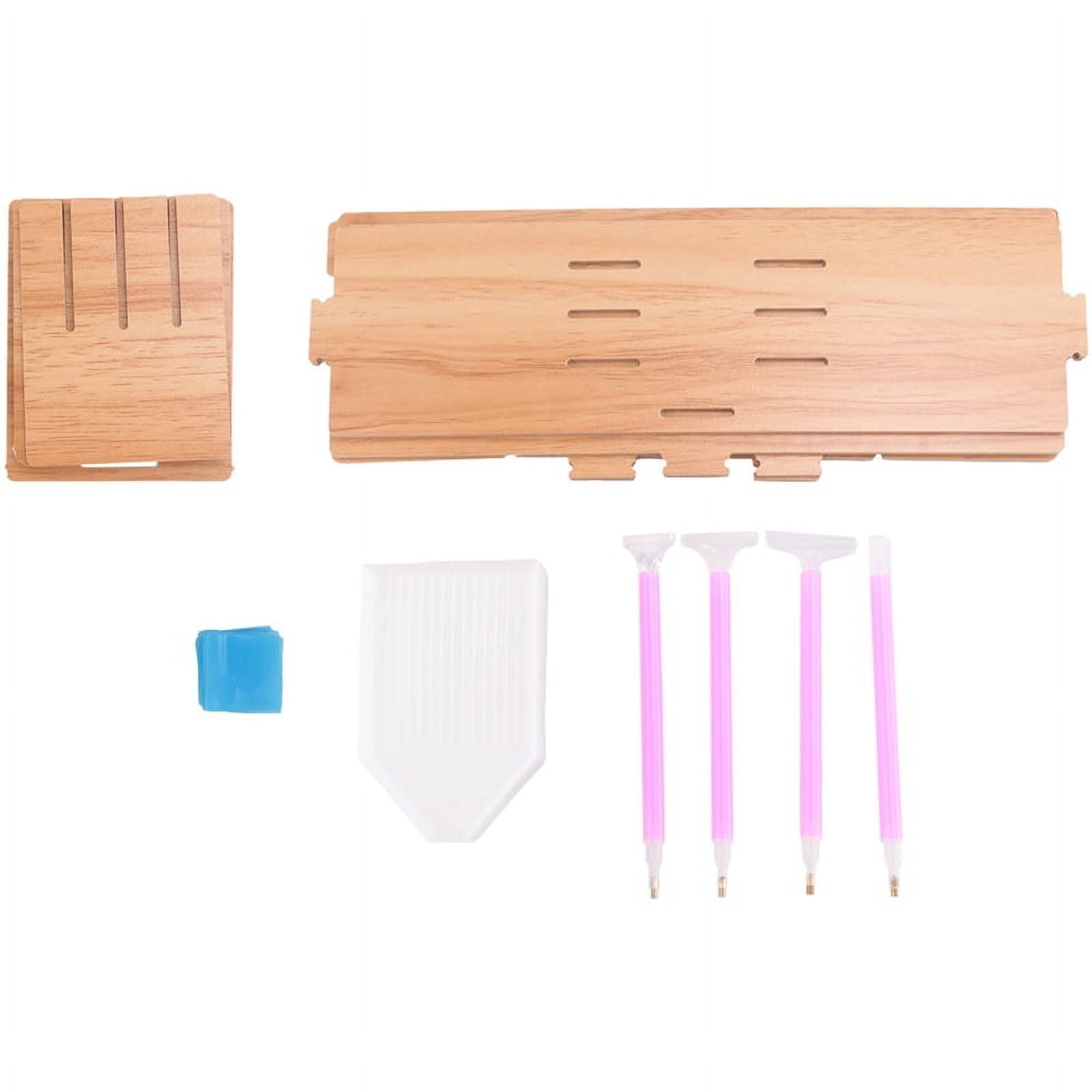 5D DIY Diamond Multi-Layer Rack Painting Tool Storage Tray Drilling Pen ...