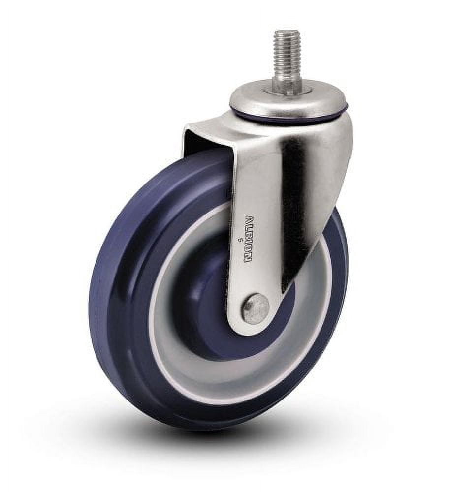 (5DSHCT) Shopping Cart Swivel Caster, Polyurethane Tread, 250 lb ...