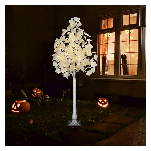 Lighted Fall Tree