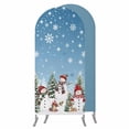 5FT Arch Backdrop Covers, Blue Christmas Wedding Arch Cover Stretchy ...