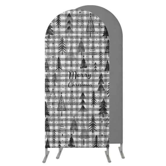 5FT Arch Backdrop Covers, Christmas, Wedding Arch Cover Stretchy, Xmas ...