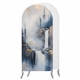 5FT Arch Backdrop Covers, Navy Blue Mountain Wedding Arch Cover ...