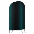5FT Arch Backdrop Covers, Teal Black Ombre Wedding Arch Cover Stretchy ...
