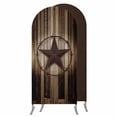 5FT Arch Backdrop Covers, Western Star Retro Wedding Arch Cover ...