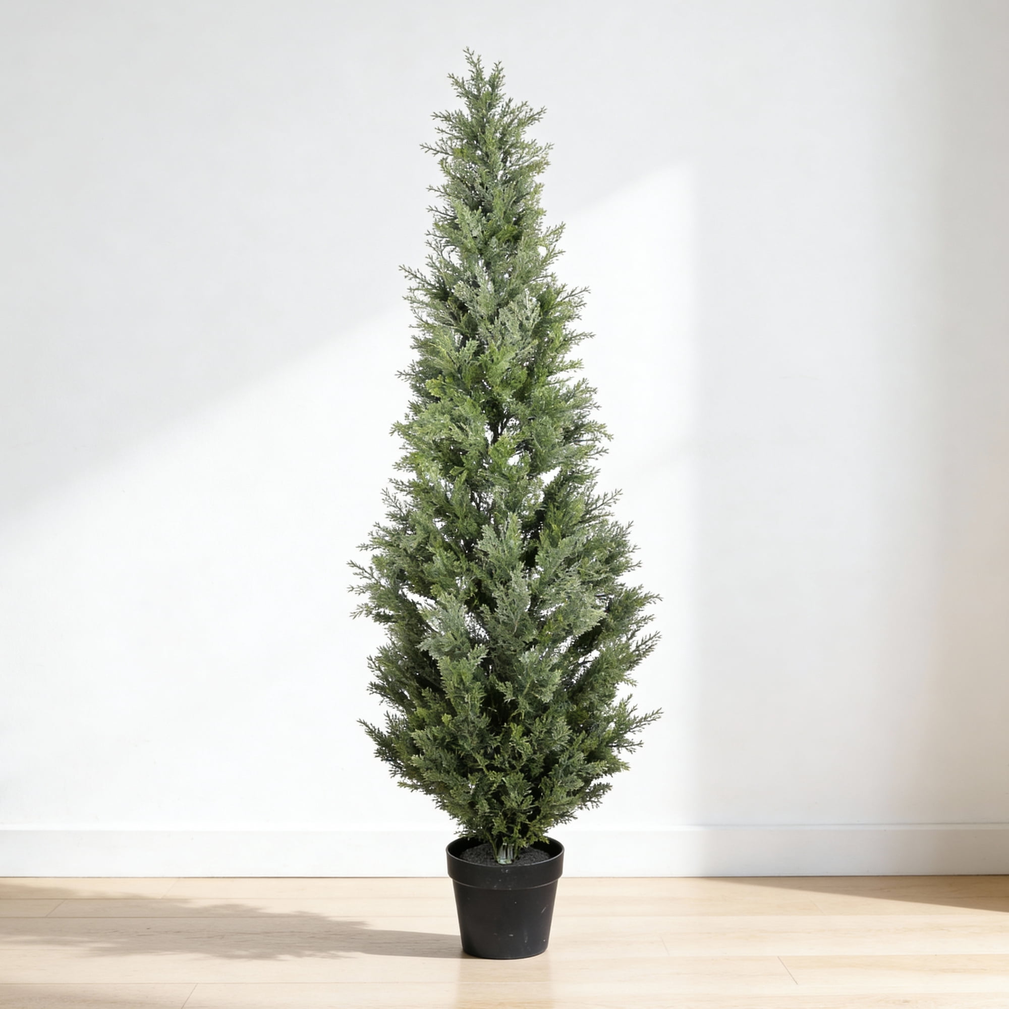 5FT Artificial Cypress Tree Tall Fake Topiary Cypress Tree Realistic ...