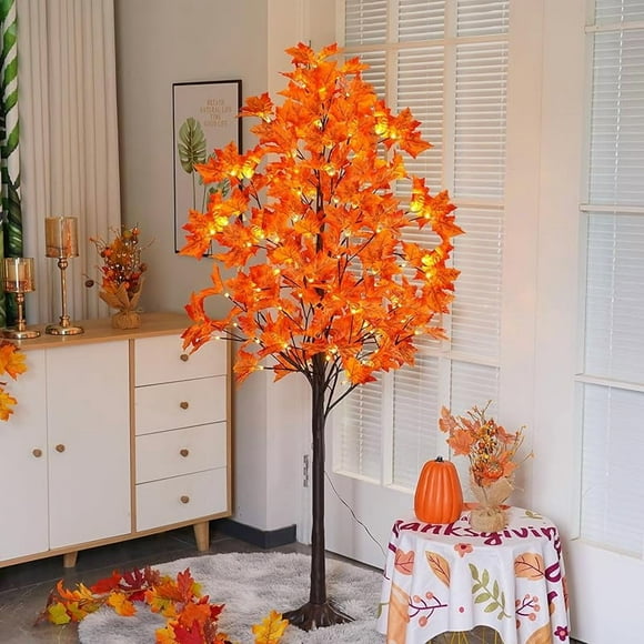 Lighted Fall Tree
