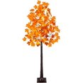 5FT Artificial Lighted Maple Tree, 96LED Fall Tree with Warm White ...