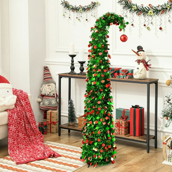 5FT Christmas Small Artificial Christmas Tree, Scalable Christmas Tree ...
