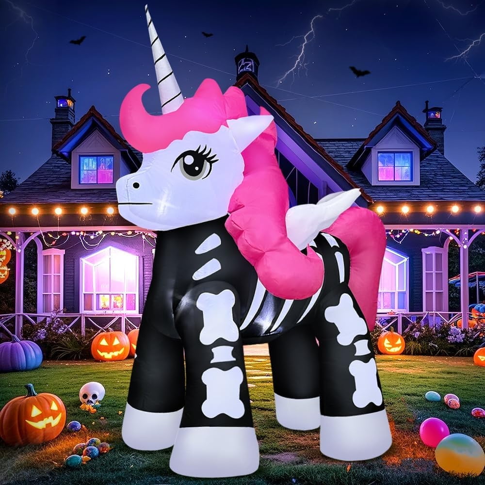 5FT Halloween Inflatable Decoration, Blow up Outdoor Decoration, Built ...