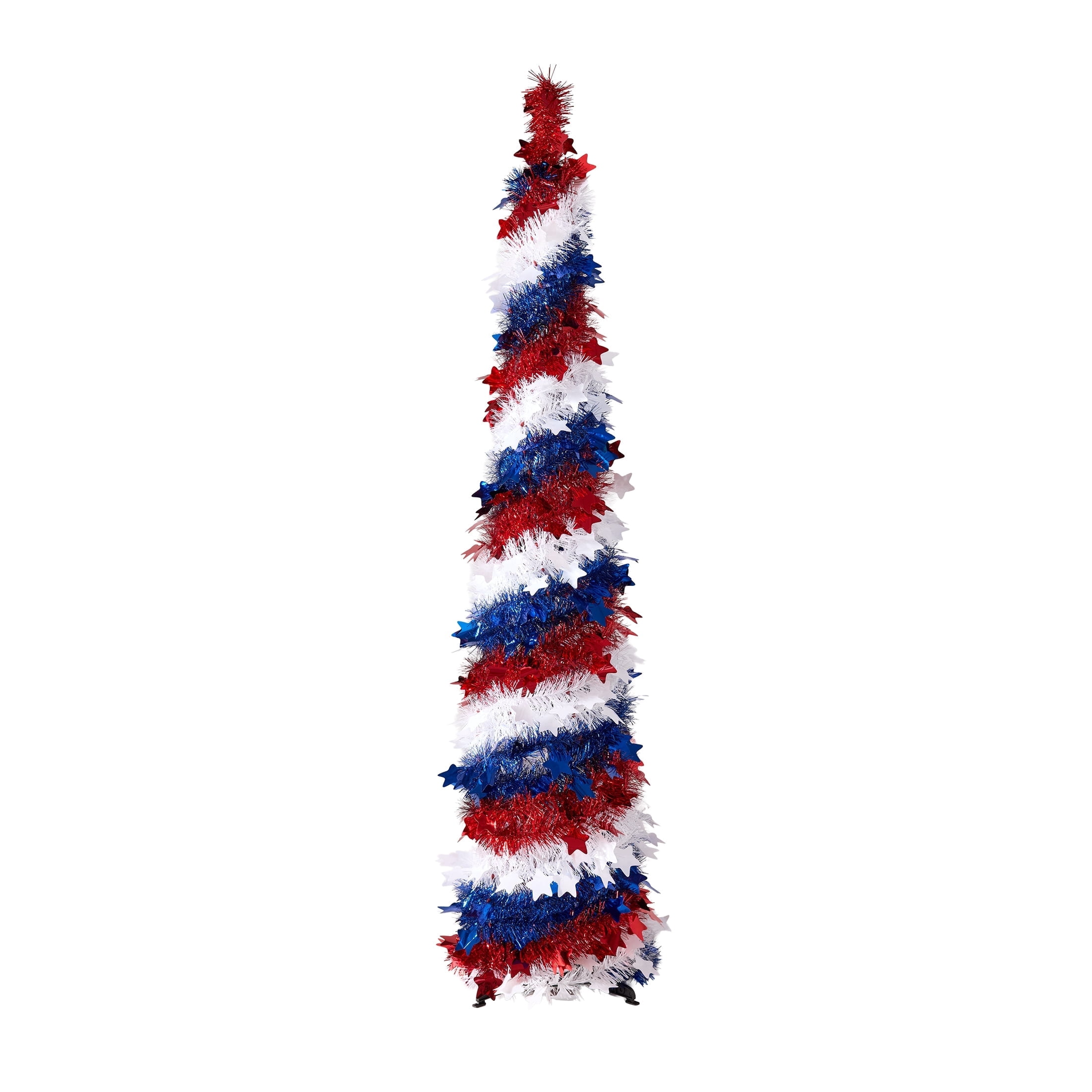 DR.Planzen 5FT Patriotic Tree 4th of July Decorations - Red White Blue ...