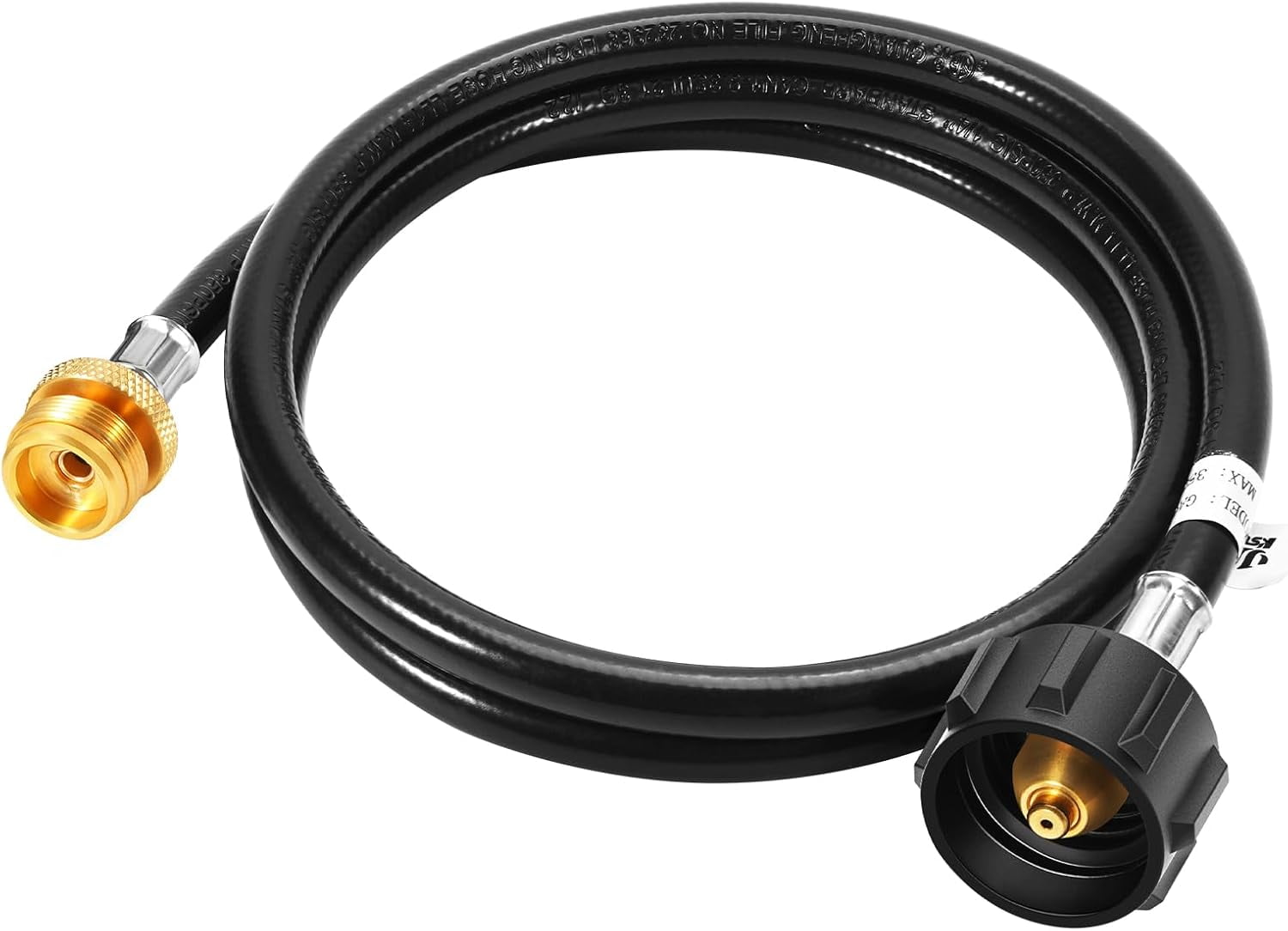 5FT Propane Hose & Adapter – Converts 1lb to 20lb Tanks, Fits Weber Q Grills, Coleman Stoves ...