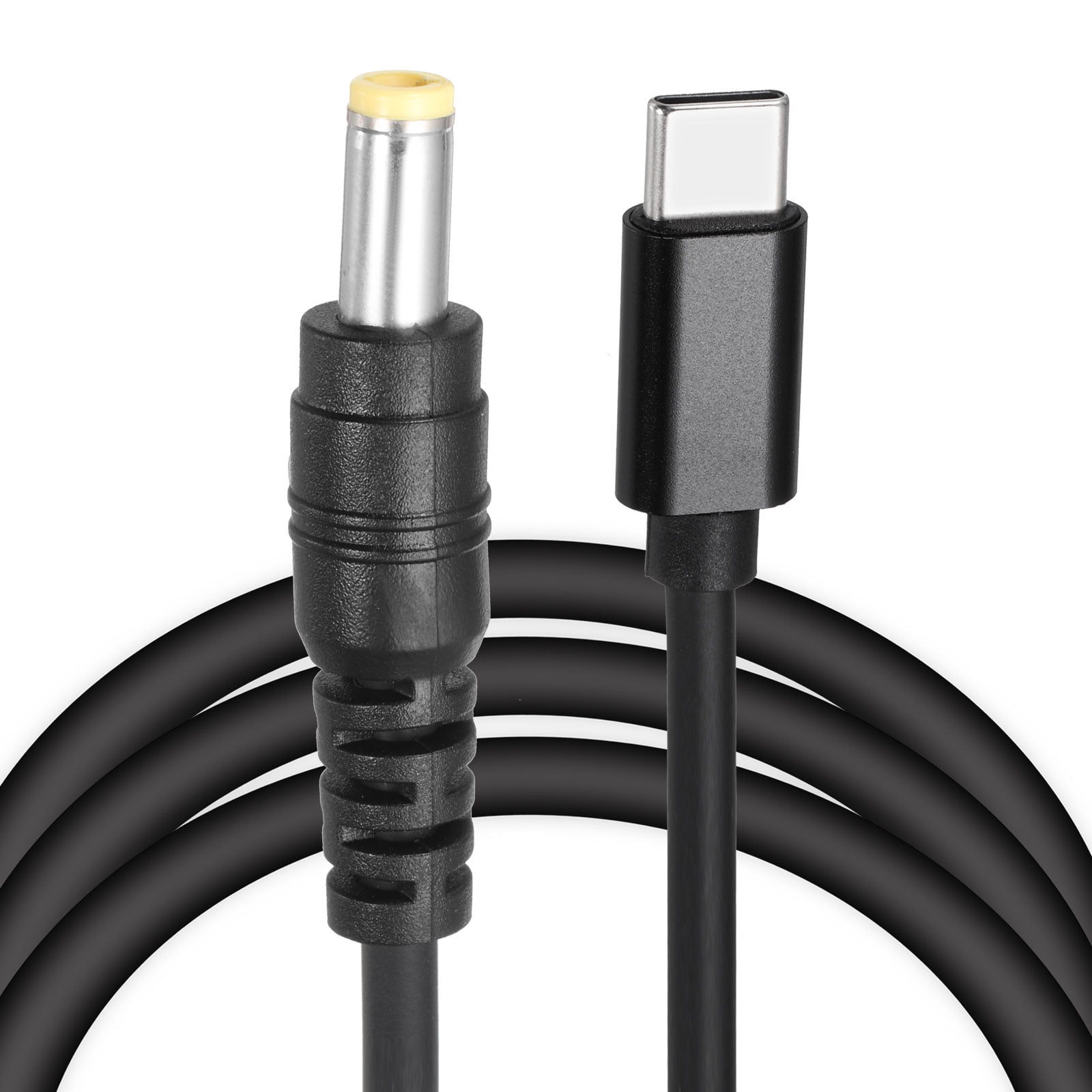 5FT USB C to DC PD Power Fast Charging Cable, 5.5x2.5mm 65W/12V(Black ...