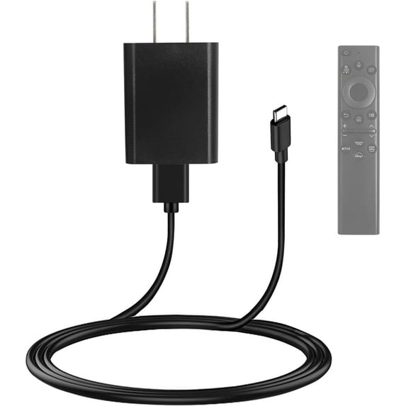 5FT Wall Charger Fit for Samsung Smart TV Remote Charger Replacement for Samsung SolarCell ...