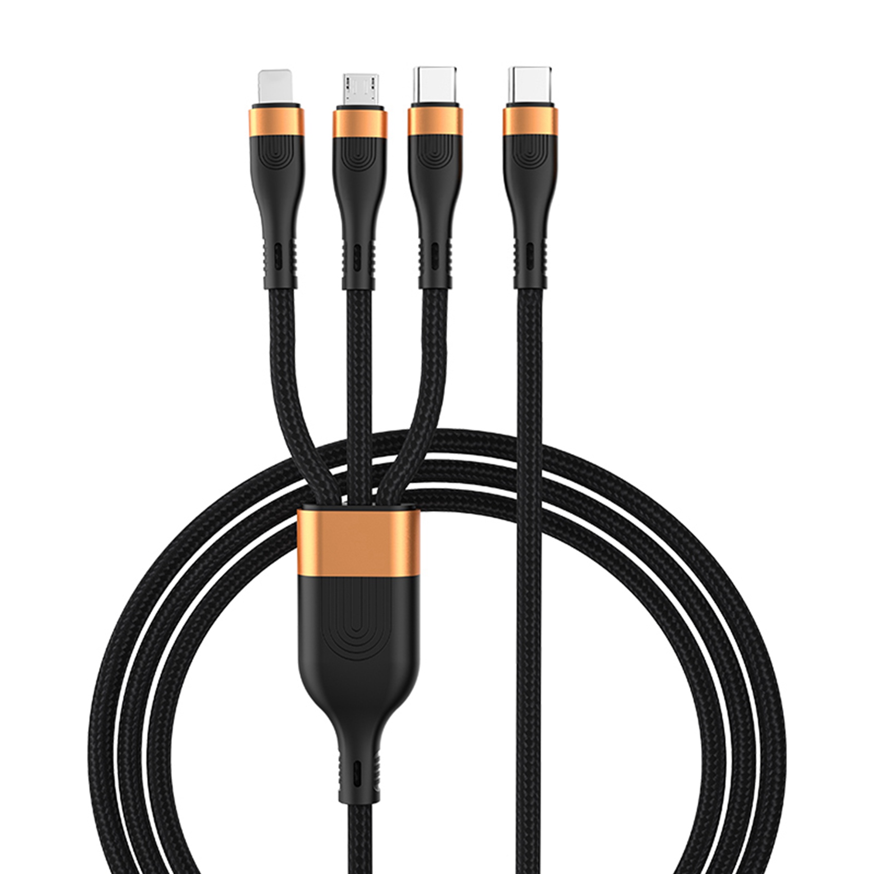 5Ft 100W Fast Charge Laptop Cable for Android Ios Type-C Phone ...