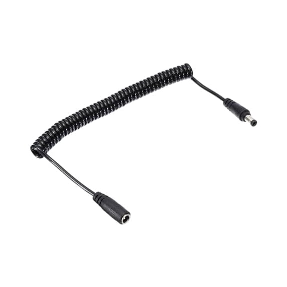 5Ft 5.5mm x 2.1mm Male to Female DC Power Cable, Wire Adapter Coiled ...