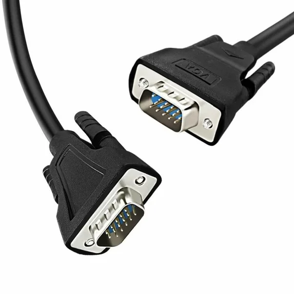 5Ft Hd 1080P Computer Monitor Hdtv Video Cable 15Pin Vga Adapter ...