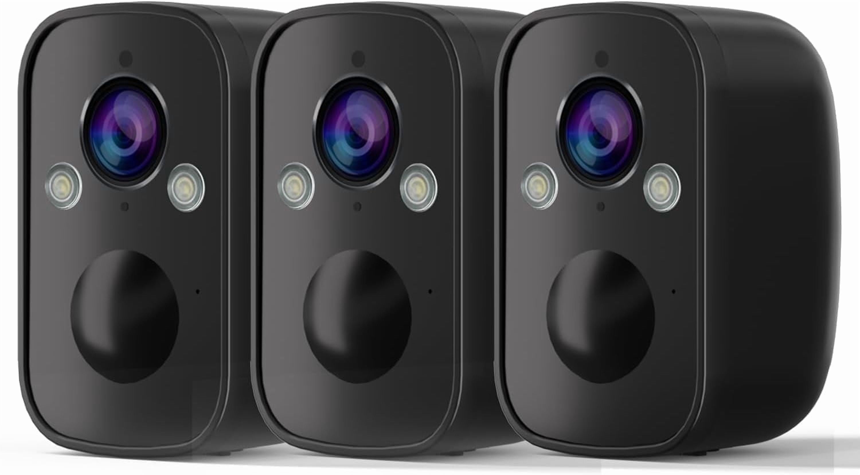 3Pack Security Cameras Wireless Outdoor 2K Wireless Cameras for Home ...