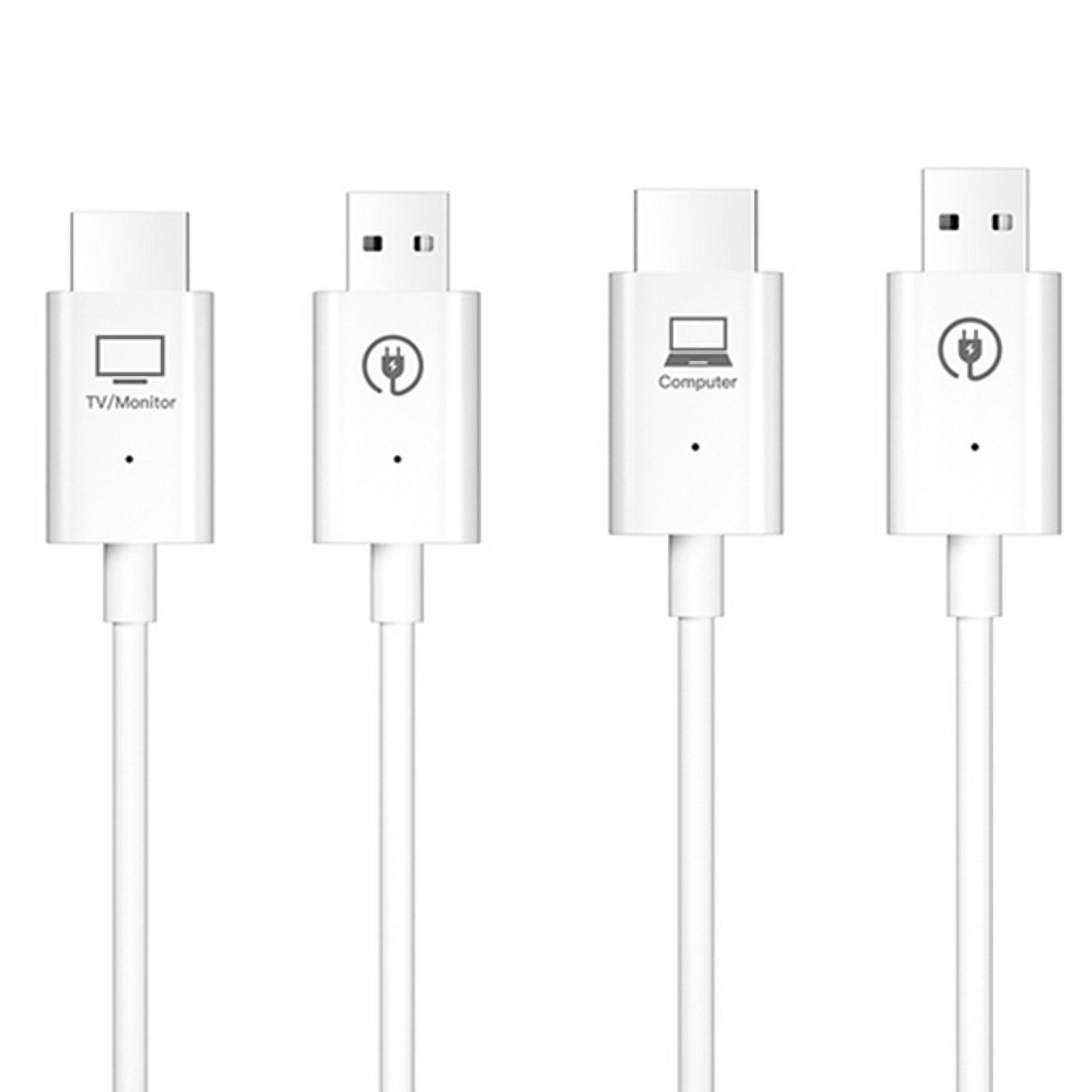 5G 50M Wireless Video Transmitter and Receiver Extender Display USB ...