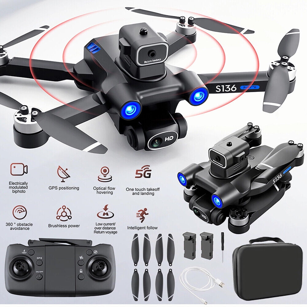5G 8K GPS Drone Pro with HD Brushless Dual Camera Drones Avoidance ...