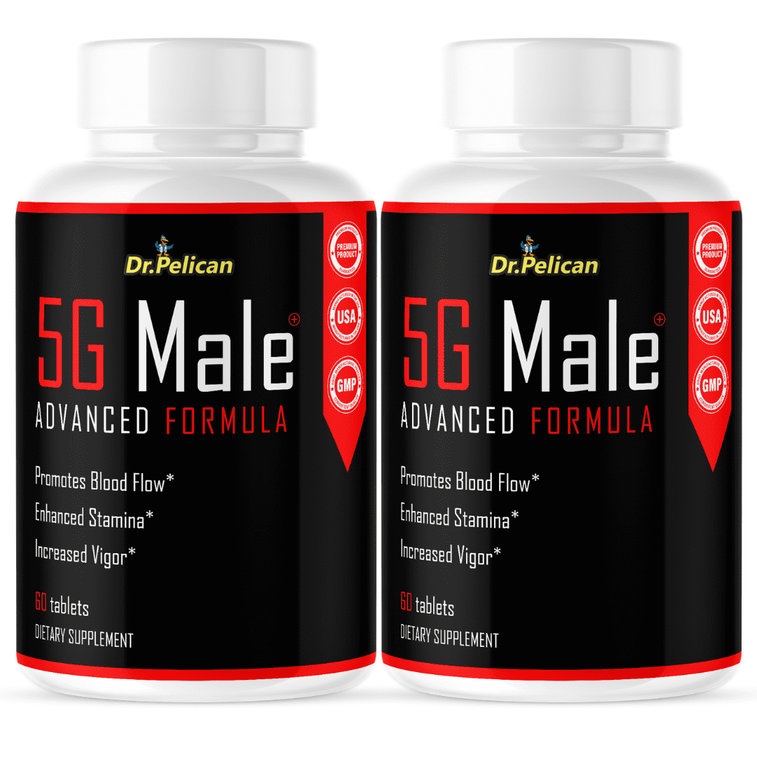 Dr.Pelican 5G Male Advanced Formula - Stamina & Vigor Support - 120 ...