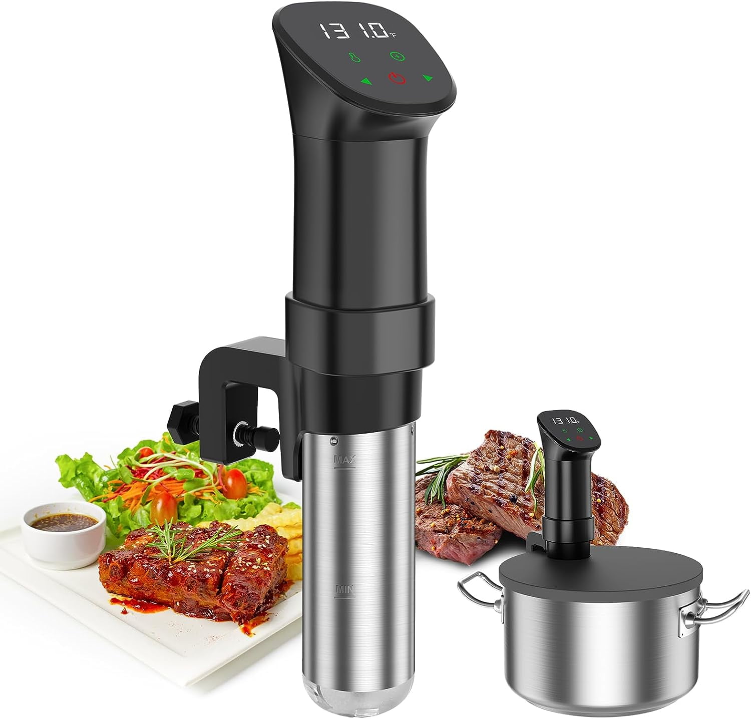 5G WIFI Sous Vide Machine|1100 Watts Sous Vide-Precision Cooker with ...