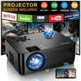 Ubantor 2024 5G WiFi Bluetooth 15000LM Native 1080P Indoor Streaming ...