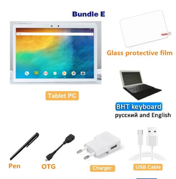 5G Wifi 4G LTE 3G Tablets PC 10.1 Inch Andriod 10.0 1920*1200 10 Deca ...