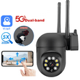 5G Wifi Surveillance Camera,DFITO Wireless Home Security Camera with ...