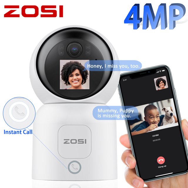4MP 5GHz WiFi Baby Camera with One-Touch Call, ZOSI Home Security ... 4MP 5GHz WiFi Baby Camera with One-Touch Call, ZOSI Home Security ...