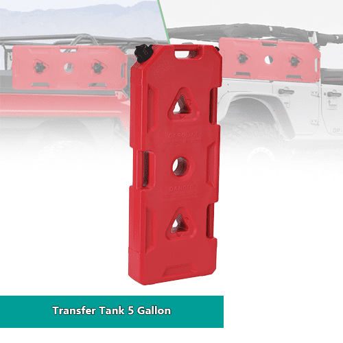 5Gallon Fuel 20L Can Gas Tank Container Backup Storage w/ for Jeep ATV ...