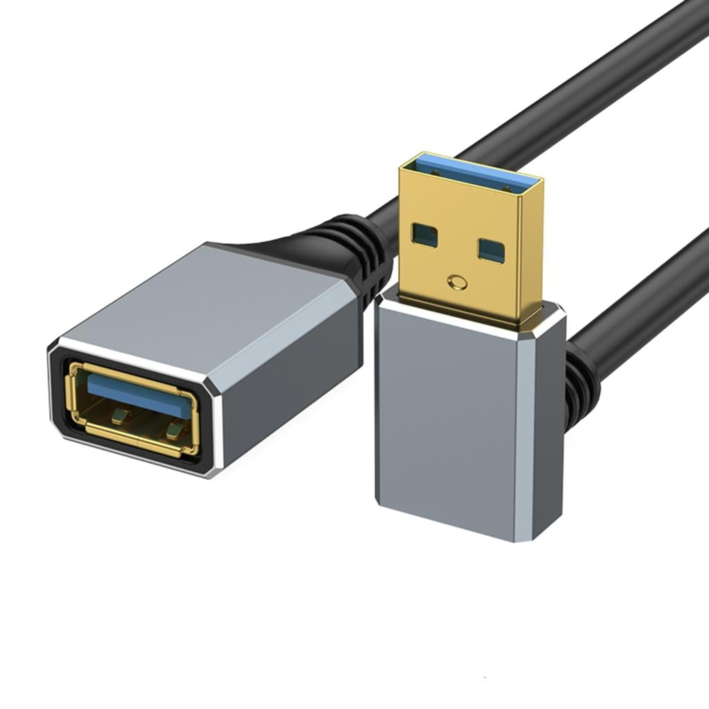 5Gbps USB 3.0 Extension Cable 90 Degree Right Angle Adapters 5 ...