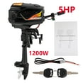 5HP 48V HANGKAI Electric Outboard Trolling Motor Boat Short Shaft Engine 1200W - Walmart.com