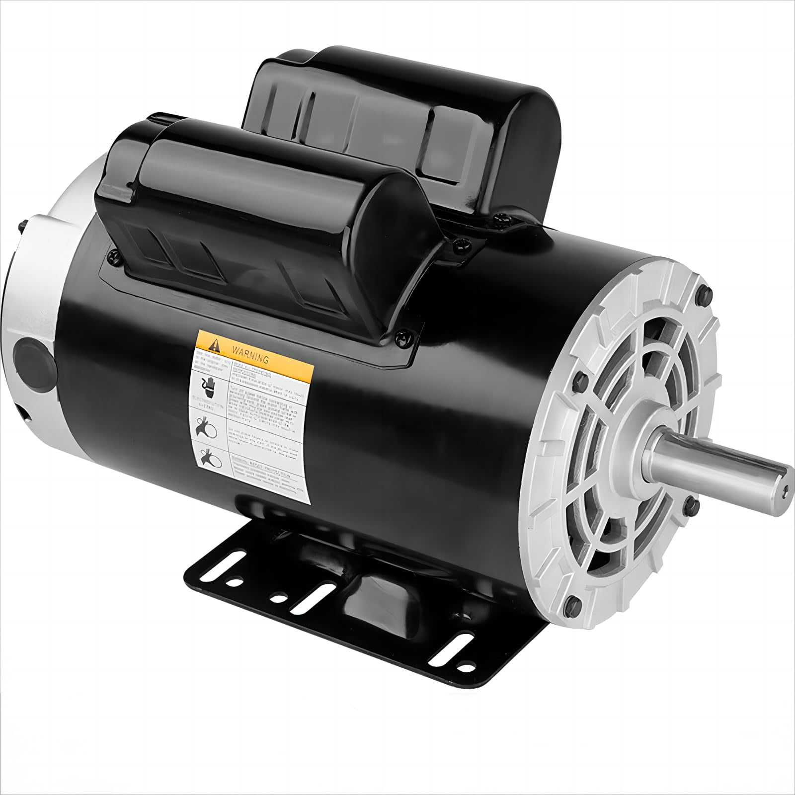 5HP SPL Air Compressor Electric Motor, 230V 56 Frame 3450RPM, 5/8 ...