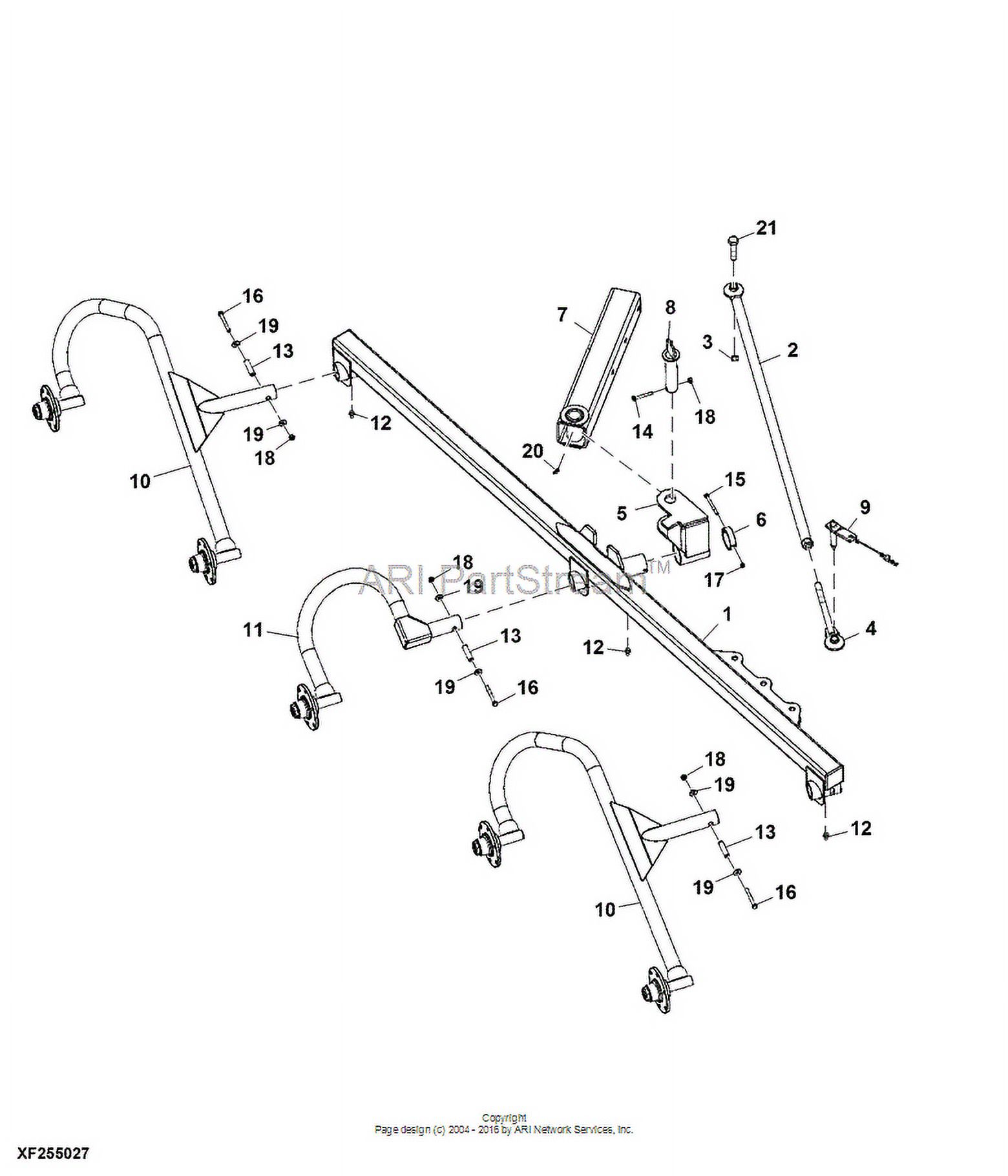 5HP12ERWE05 LINKAGE - LEFT INTERMEDIATE LINKAGE fits JOHN DEERE (New ...