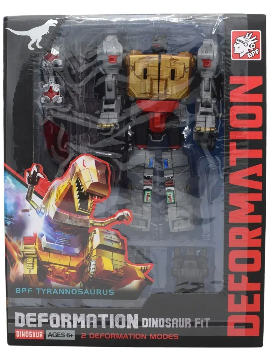 5IN1 BPF ABS Model Transformation G1 Robot Toy Dinoking Volcanicus ...