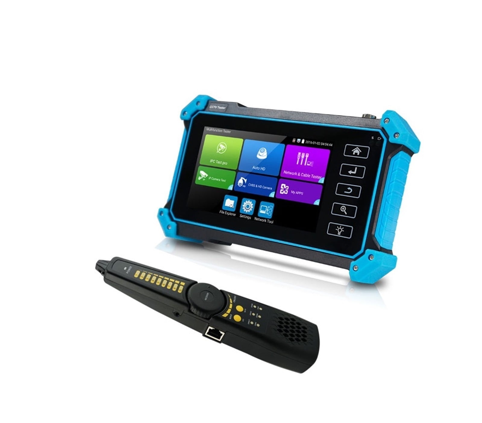 5INCH CCTV Tester IPC-5000 5100 5200 Plus Full 8MP IP CVI TVI AHD SDI ...