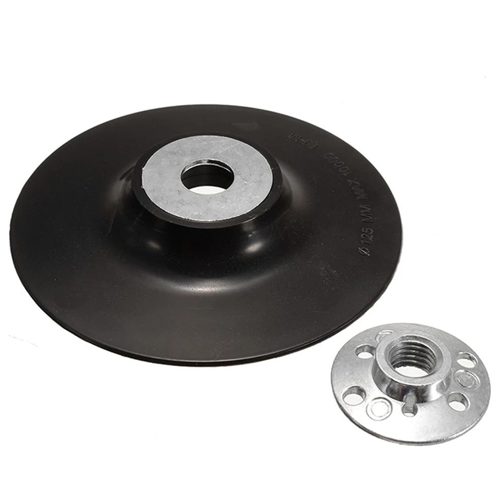 5ich 125mm Backing Pad Fibre Disc M14 Thread with Lock Nut for Angle ...
