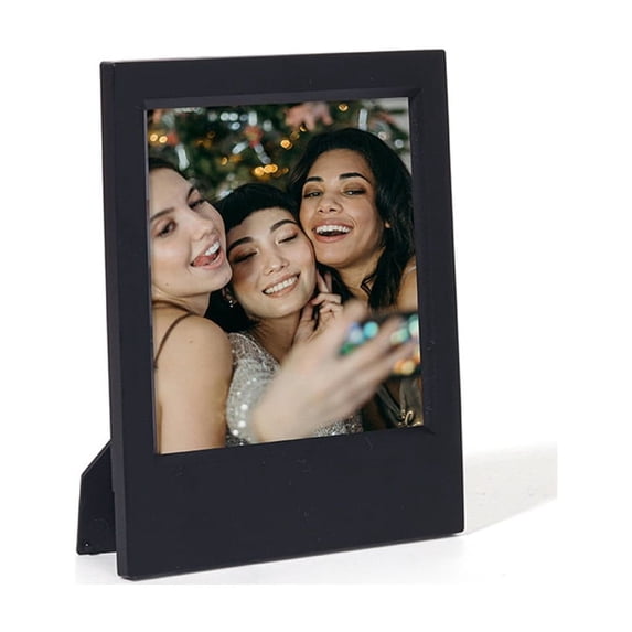 5Inch Resin Photo Frame With Folding Stand 6 Color Compact Desktop ...