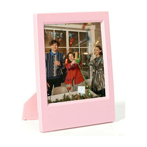 5Inch Resin Photo Frame With Folding Stand 6 Color Compact Desktop ...