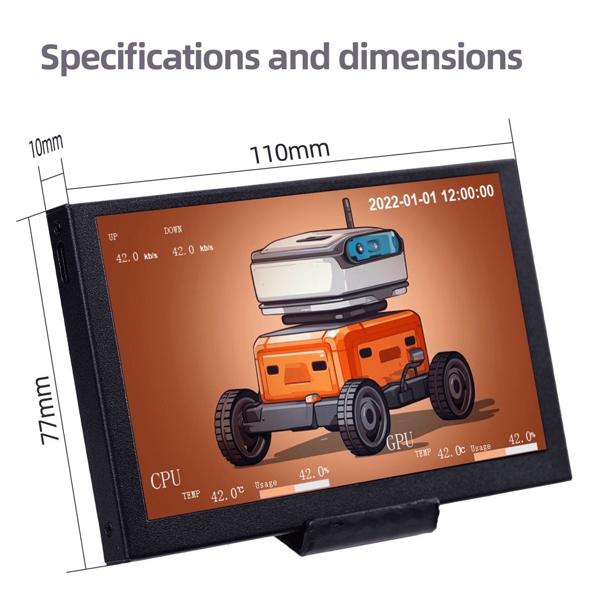 5Inch Screen LCD Monitor Driver Control Board AIDA64 Screen Auxiliary ...
