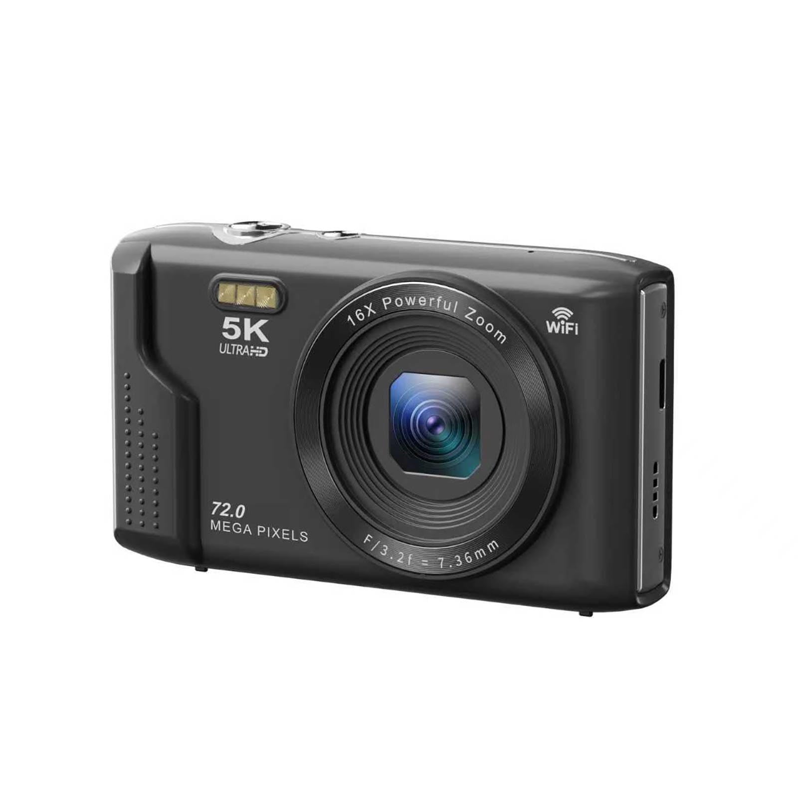 5K Digital Camera For Photography 72MP Vlogging With 28 Inch Screen 16X ...