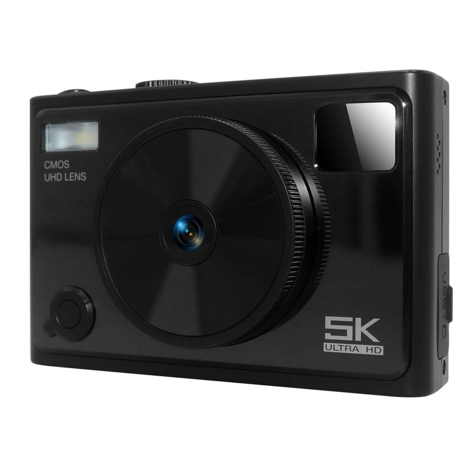 5K Digital Camera for Photography Compact Digital Camera Front and Rear ...