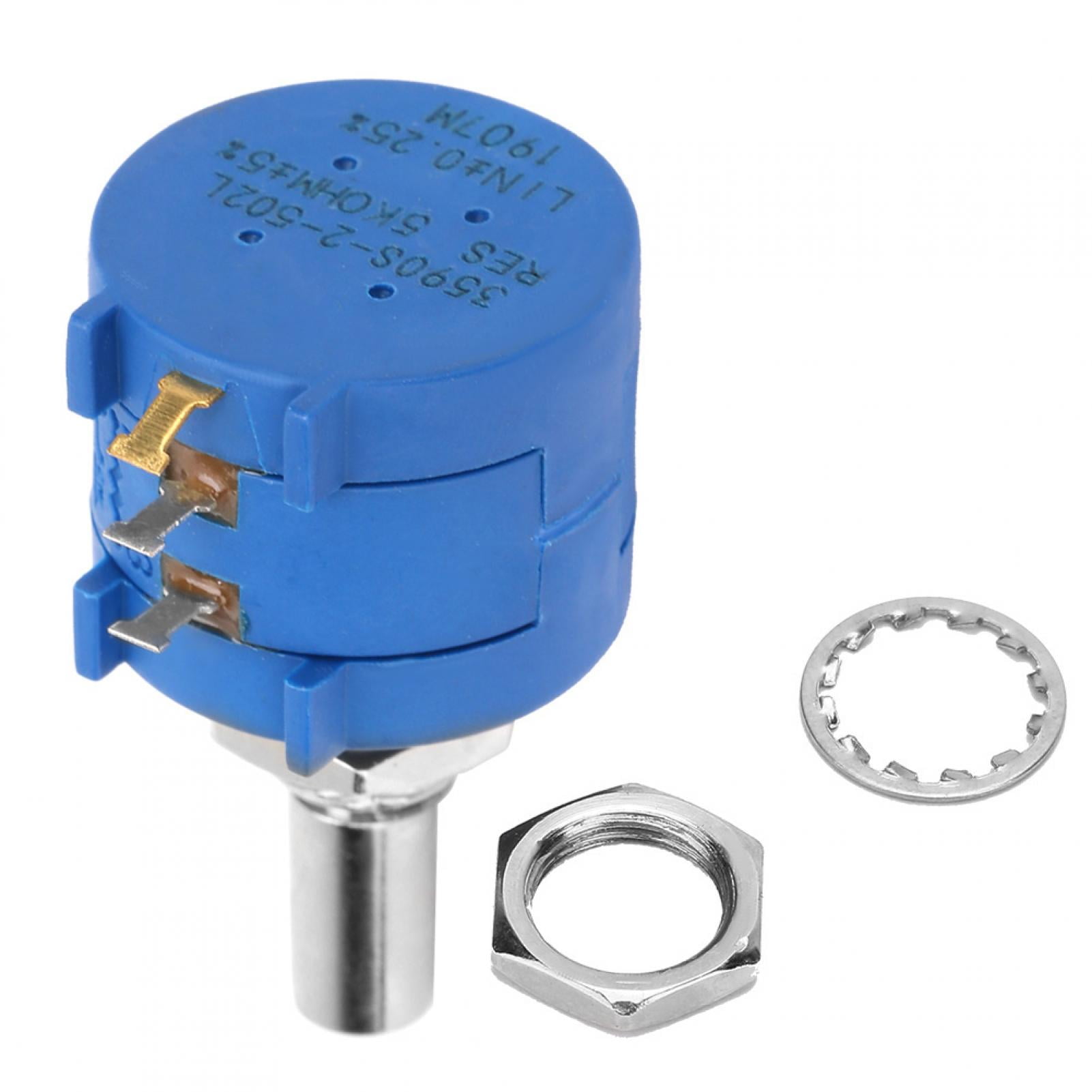 5K Ohm Adjustable Resistor Precision Multiturn Potentiometer, M3590S-2 ...