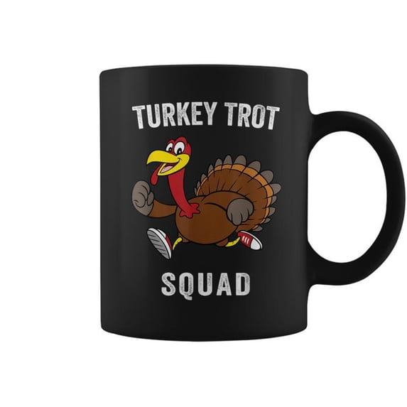 5K Turkey Trot Squad Pilgrim Thanksgiving Running Coffee Mugs - Walmart.com