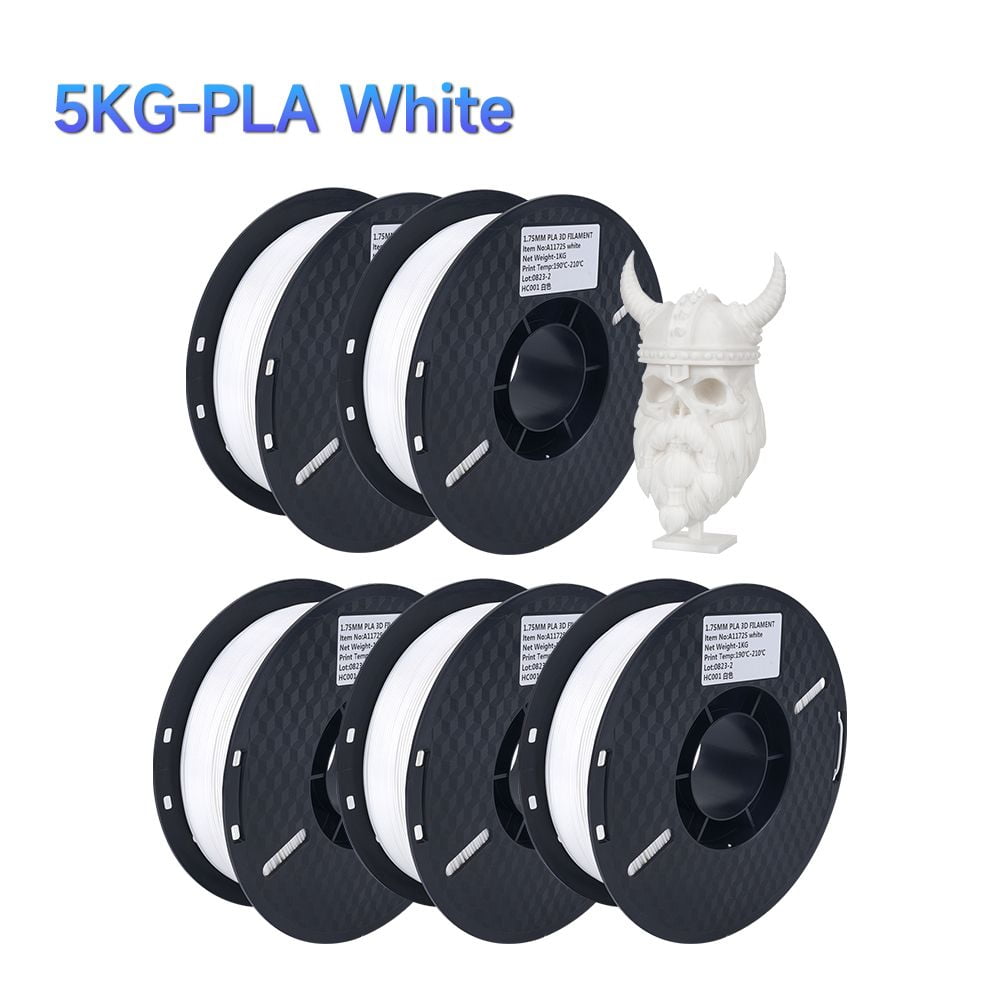 5KG Mix Colors PLA filament 1kg 1 75mm For 3D Printer PLA Material for 3D Printing filamento pla ...